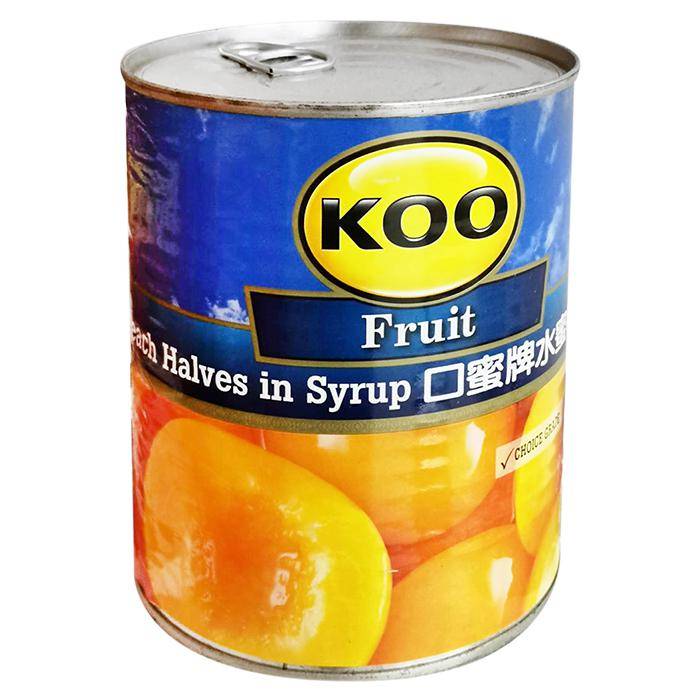 KOO Peach Halves 825|Shop Conveniently anytime, anywhere